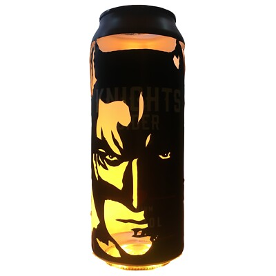 Batman ‘The Dark Knight’ Beer Can Lantern! Christian Bale Pop Art ...