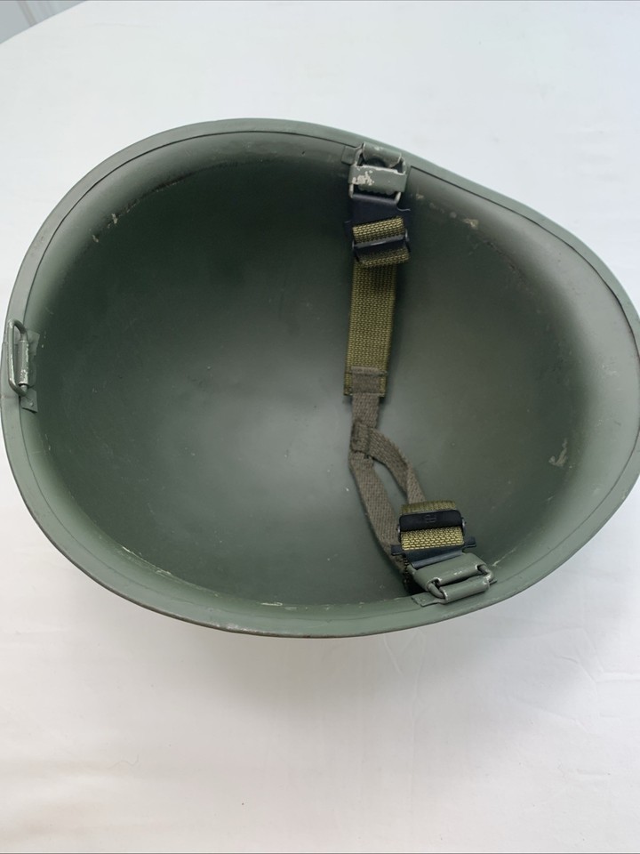 Israeli M1 Kasda Steel Helmet IDF ~ w/ Netting, Strap ~ No Liner | eBay