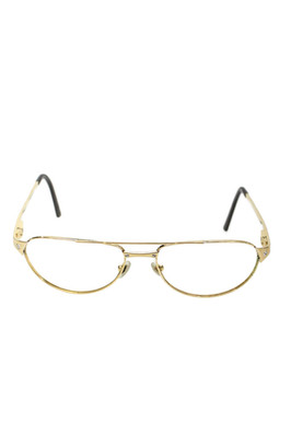 Cartier Mens Visor Oval Shaped Classic Frameless Eyeglasses Solid Gold ...