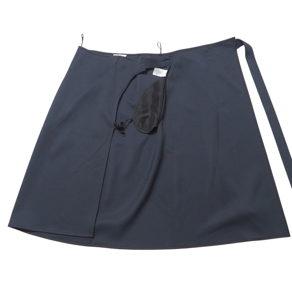 CELINE skirt Size 38 Phoebe period wrap skirt Made in France Branded ...