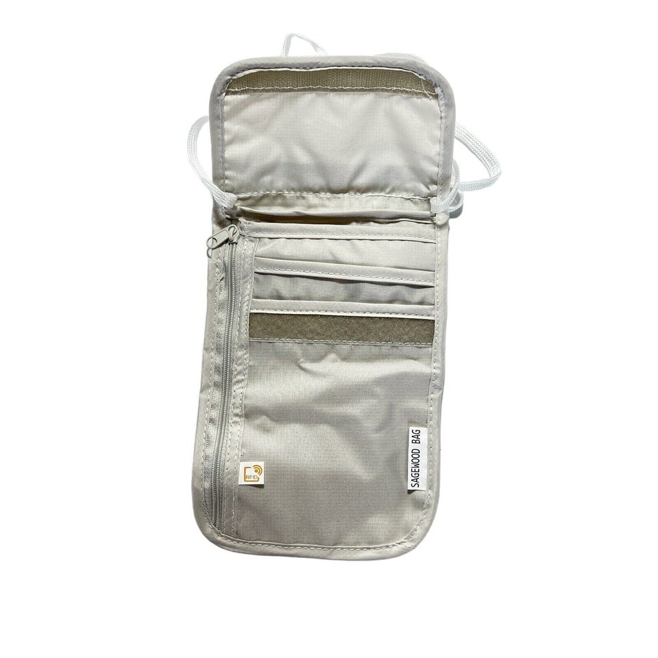 RFID Blocking Neck Stash Travel Pouch, Passport, Credit Card, Money ...