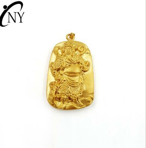 Men's God of War 23K 24K THAI BAHT YELLOW GOLD GP Charm pendant no ...