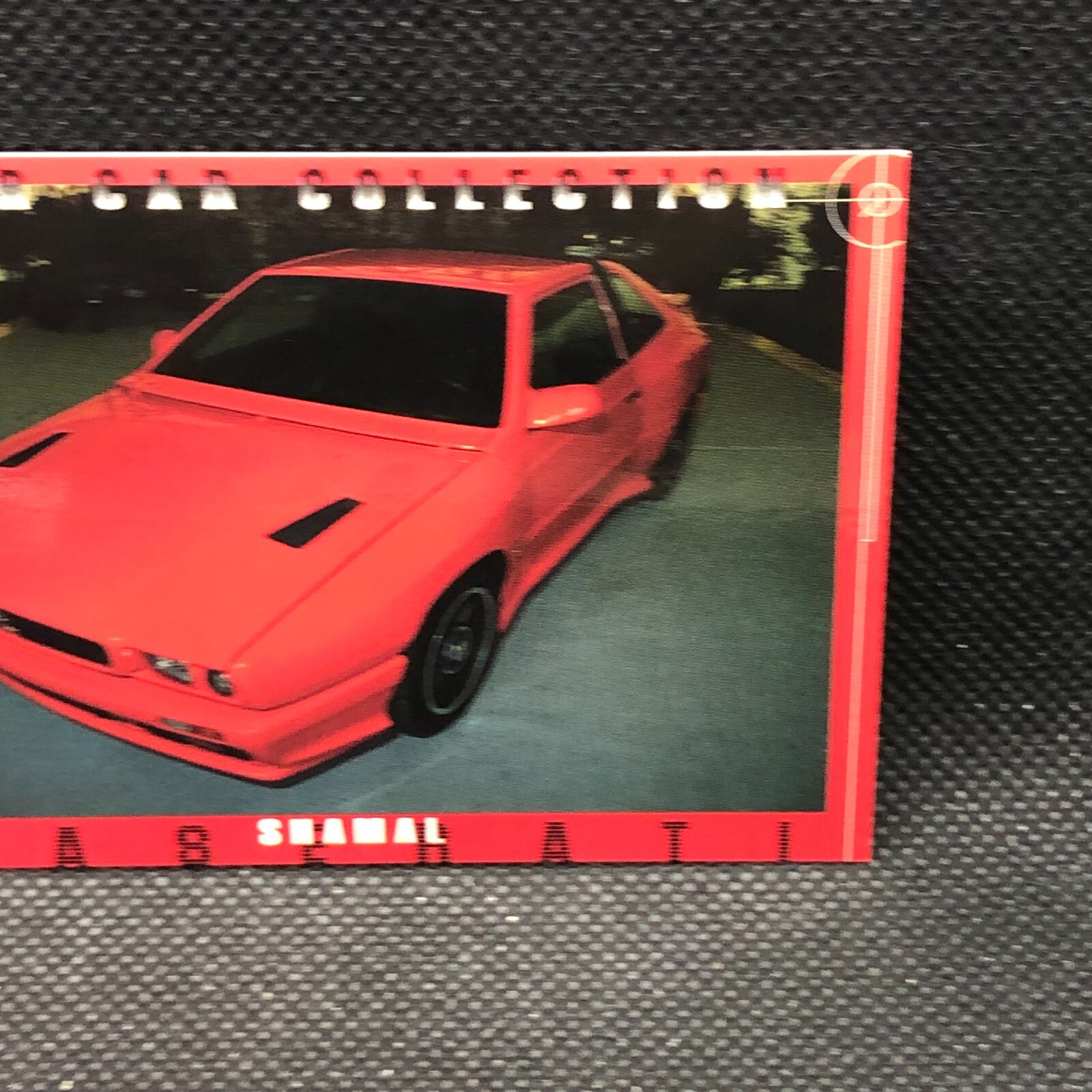 Maserati Shamal Card Tsukuda Original 063 1998 Japanese Very Rare TCG ...