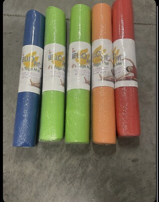 Hello Fit Kids Short Yoga Mat Comfort ~ Support ~ Compact~ All 5 Of ...