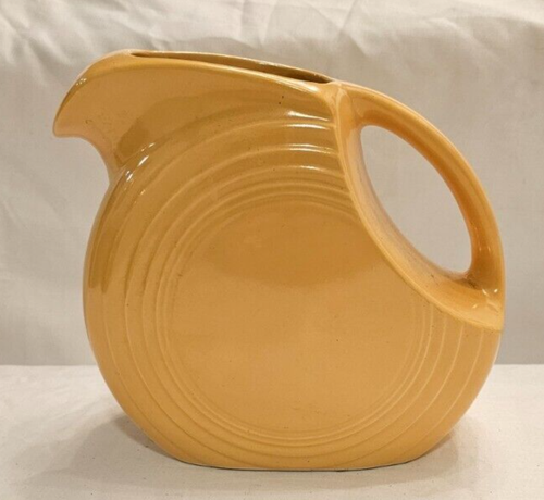 Fiestaware Sunflower Yellow Juice Disc Pitcher Fiesta HLC USA | eBay