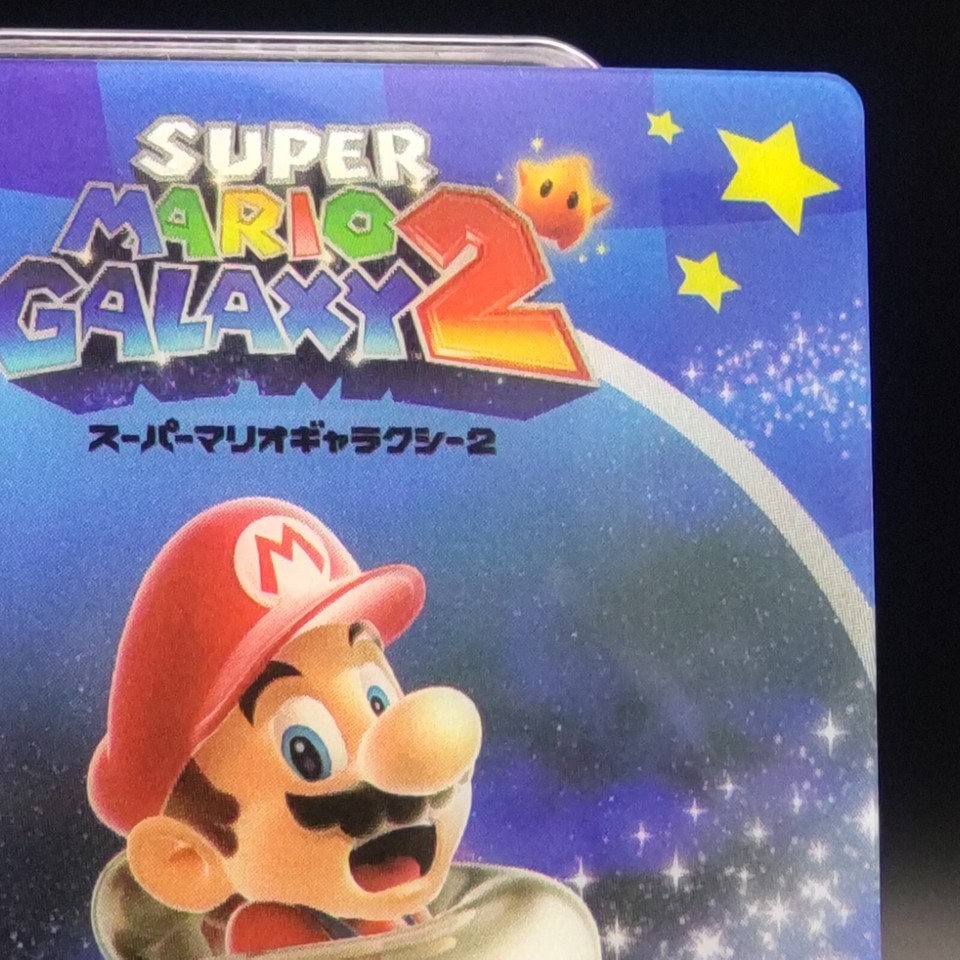 Spring Mario Super Mario Bros Galaxy 2 Vintage Plastic Card Nintendo ...