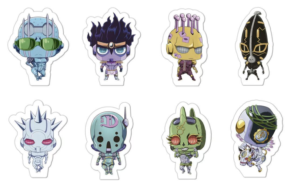 JoJo's Bizarre Adventure Capsule Toy STAND STAND 05 complete 8 set ...