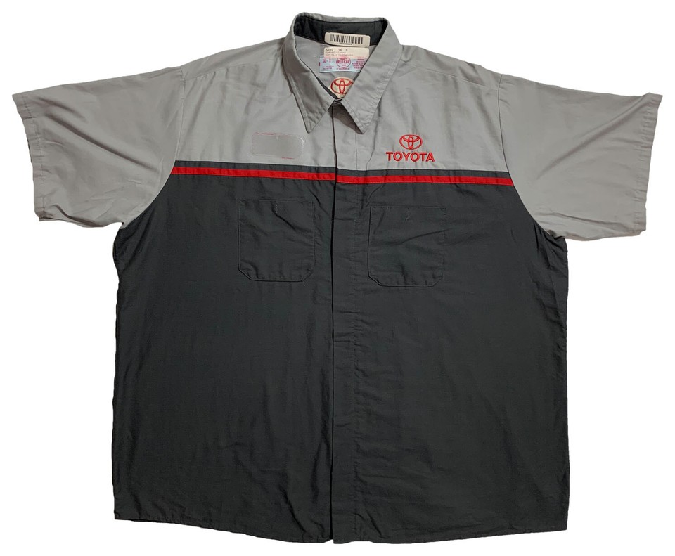 Red Kap Work Shirt Specialty Auto Mechanic Technician Uniform | eBay