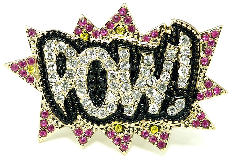 POW Metal Rings New Rhinestones Or Solid One and Two Finger Style ...