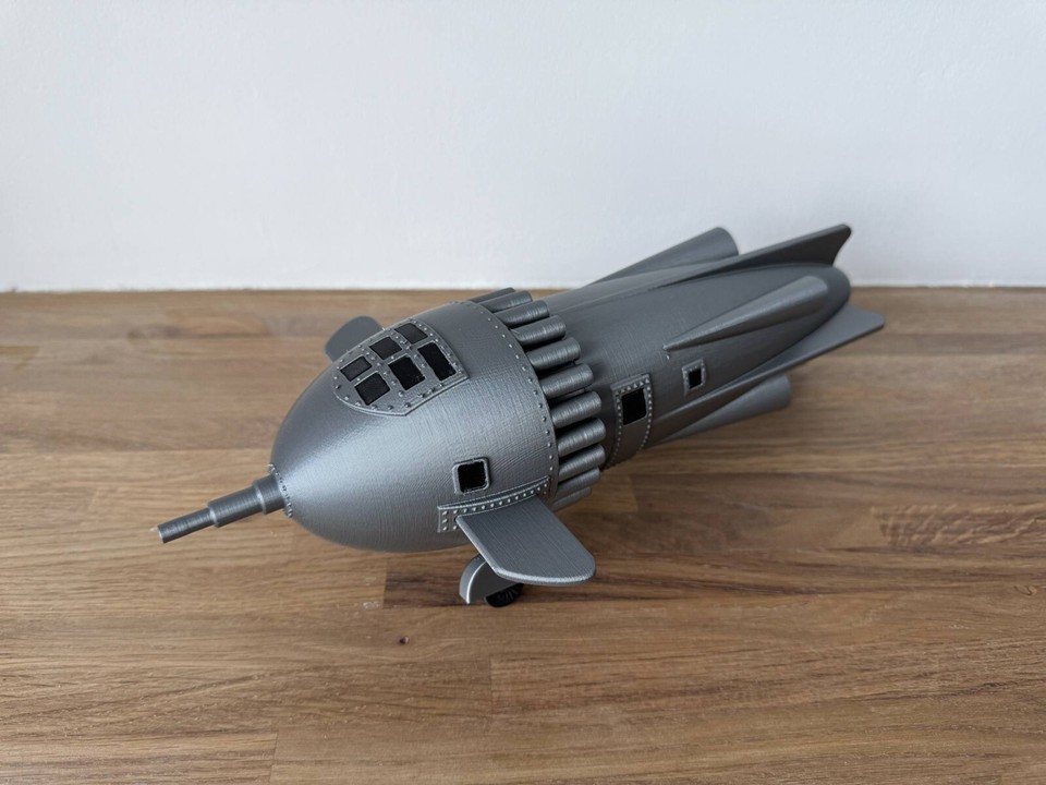 Flash Gordon Zarkov Rocket Ship Model 1:144 scale 330mm 13inch | eBay