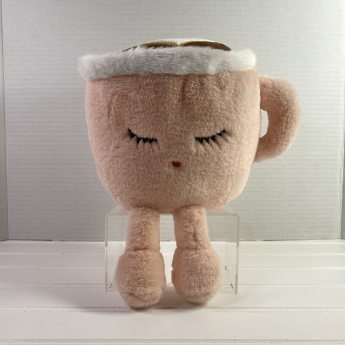 Coffee Mug Coffee Plush Toy Pink with Heart | eBay