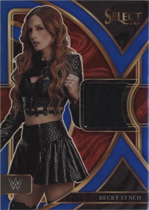2023 Panini Select WWE - Selective Swatches Becky Lynch #SW-BLY Blue ...