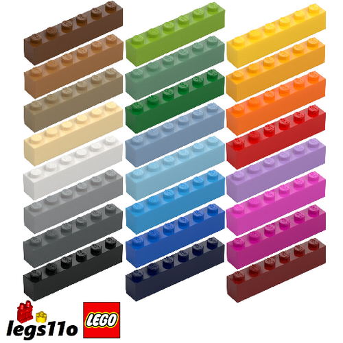 LEGO 3009 - Pack of 1x 2x 4x - NEW Brick 1x6 - choose colour | eBay UK