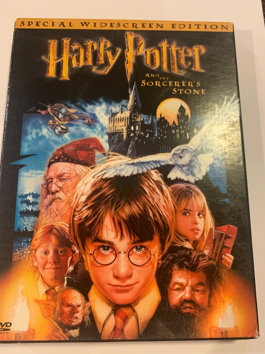 Harry Potter And The Sorcerers Stone Dvd Cover Harry Potter And The