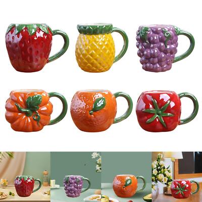 Fruit Shape Coffee Mug Water Cup Teacup Tableware Adorable Ceramic ...