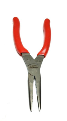 New Snap-on™ 96ACF 8" long Needle Nose Pliers with Red Vinyl Grip | eBay