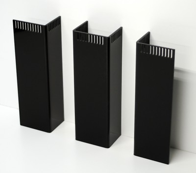 corner or center overflow box 8" x 5" x 25" tall reef aquarium surface ...