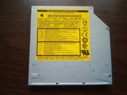 Apple Powerbook G4 SuperDrive 825CA UJ-825-C CD DVD ROM Optical Drive ...