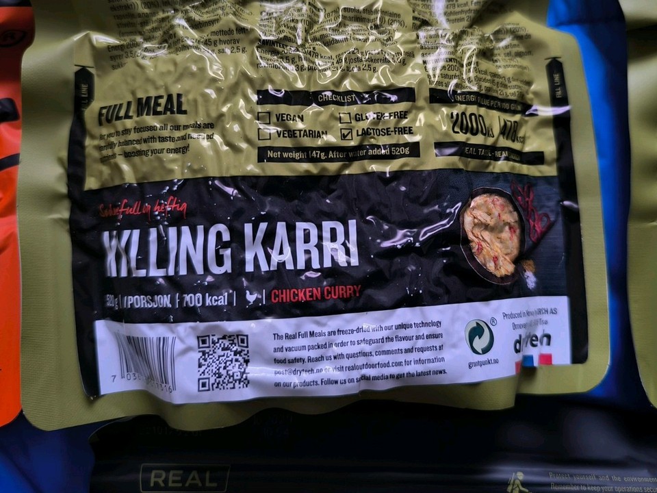 Real Turmat Camping Meals x 5 , Backpacking Food, Lightweight ...