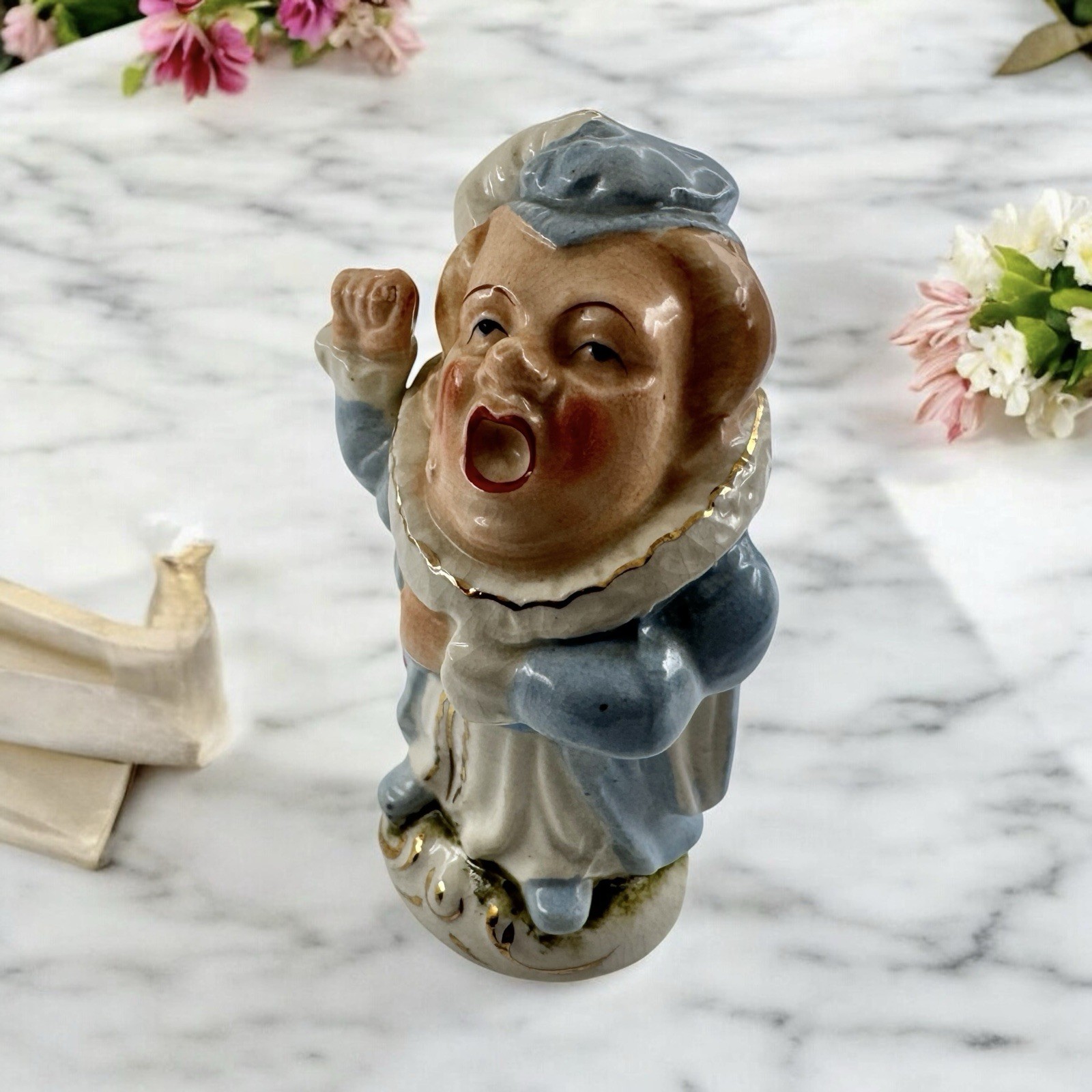 OPERA Fat Lady SINGER & SPECTATOR Vintage SALT PEPPER SHAKERS SET Japan ...