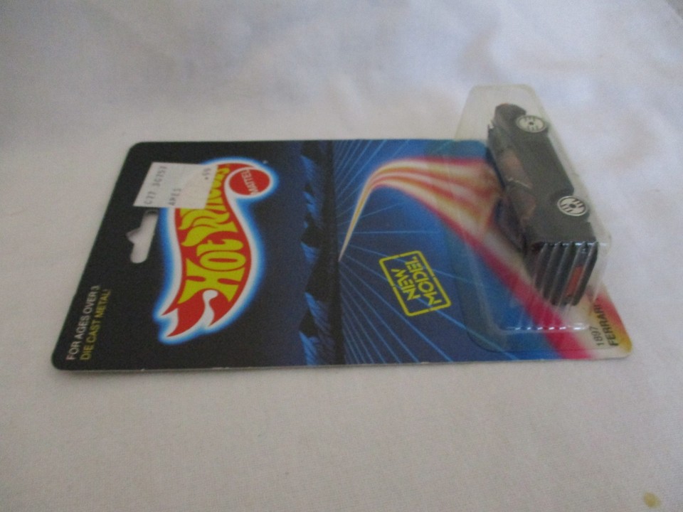 Hot Wheels 1986 Ferrari Testarossa Black Body Red Interior Sealed In ...