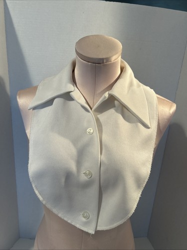 Vintage Dickie Collared Polyester White Shirtfront | eBay