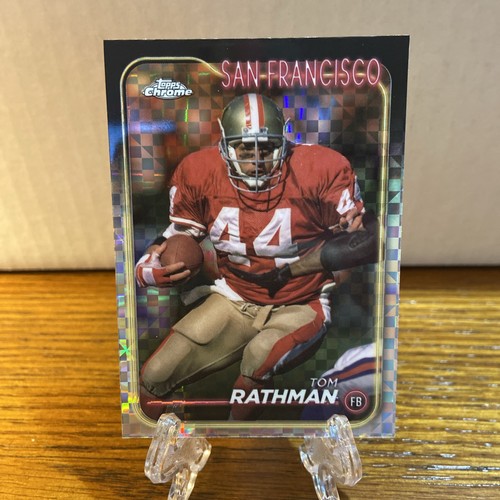 2024 Topps Chrome X-Fractor #181 Tom Rathman San Francisco 49ers | eBay