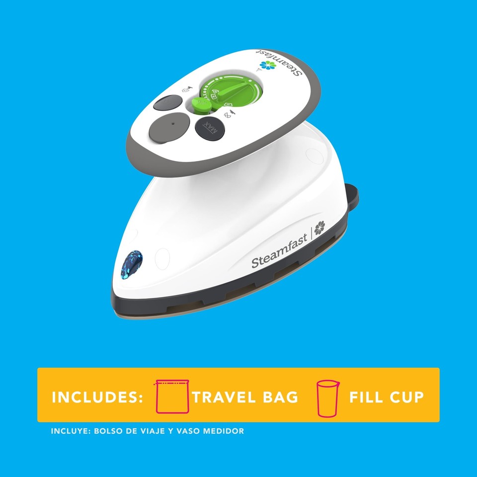 Steamfast i3 Travel Steam Iron, Compact and Portable, White Free Shipping | eBay