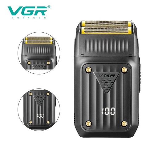 Electric Foil Shaver Smooth Premium VGR Hair Beard Trimmer Double ...