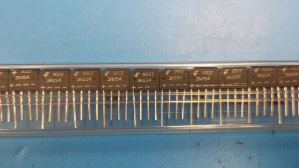 (10 PCS) 3N254 FSC Diode Rectifier Bridge Single 100V 2A 4-Pin Case ...