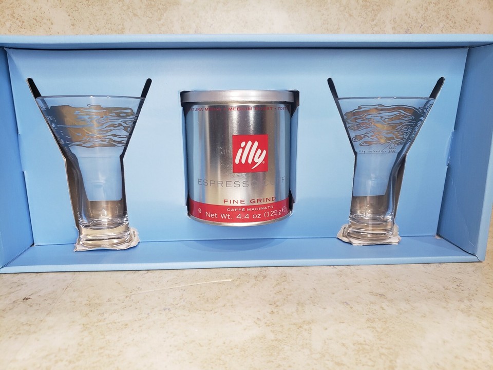Illy Freddo Serse Roma Coffee Glasses Art Collection 2005 VERY RARE SET ...