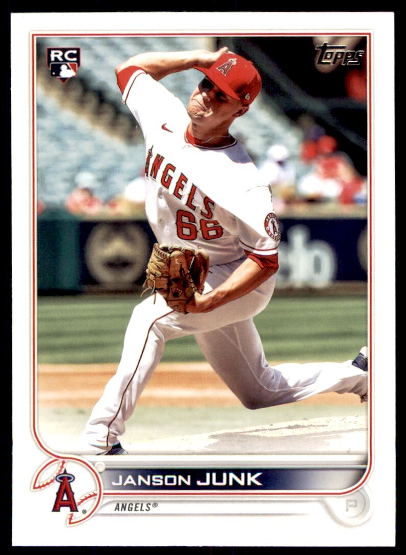 Janson Junk 2022 Topps Series 2 Two Rookie Card RC | #594 Los Angeles Angels | eBay