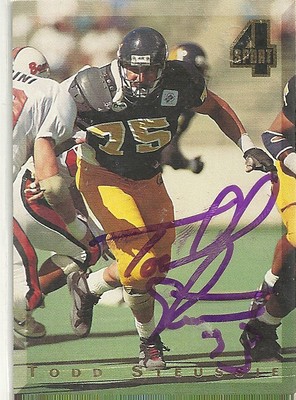 1994 Classic 4 Sport - TODD STEUSSIE - Hand Signed Autograph Rookie ...