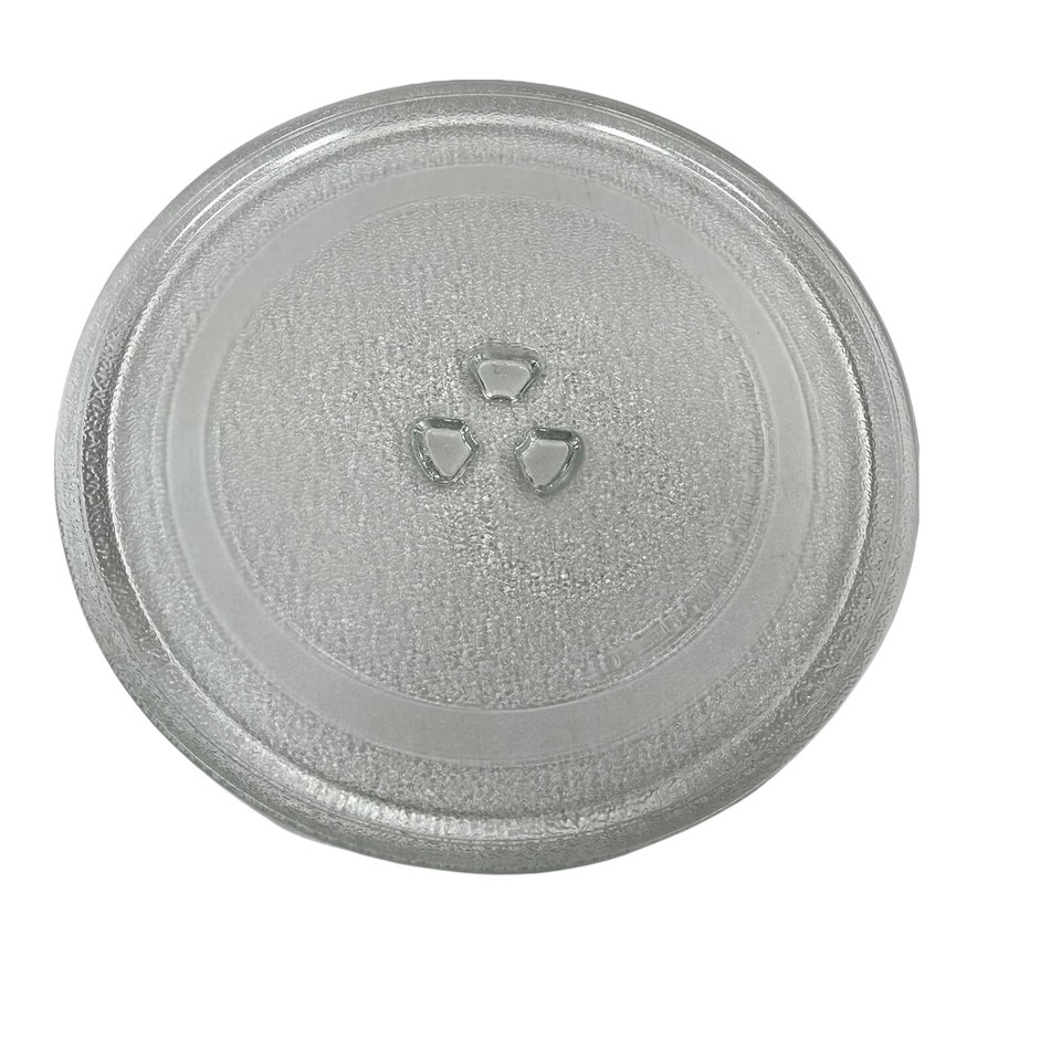 Universal Glass Microwave Oven Plate 245mm Turntable Dish 3 Pip Fixings ...