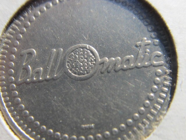 Vintage Token Ball-O-Matic White Metal Token for Golf Driving Range | eBay