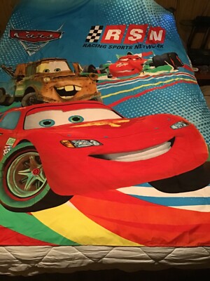 Disney’s Pixar CARS large hemmed fabric panel wall hanging 80 x 60 | eBay
