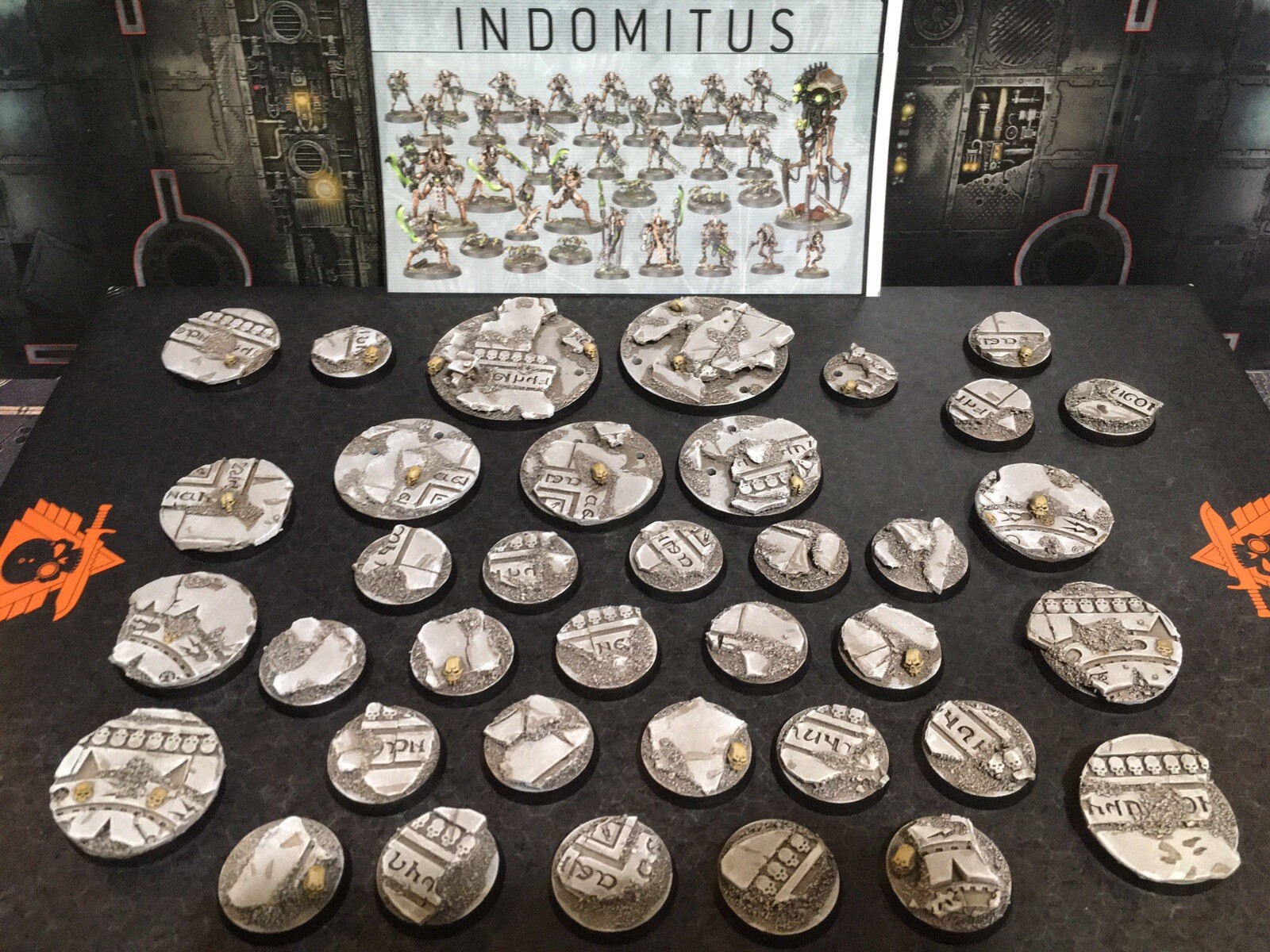 Necron Temple Base Indomitus Commission Bases Set Warhammer 40k Necrons ...