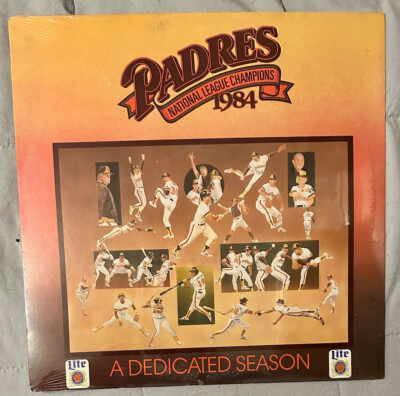 '84 National League Champions Padres Record - A Dedicated Season | eBay