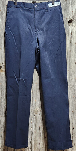 men's CINTAS Comfort Flex Industrial uniform Work Pants Navy Blue 30x31 ...