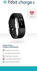 Fitbit Charge 2 Heart Rate Fitness Wristband Activity Tracker Black ...