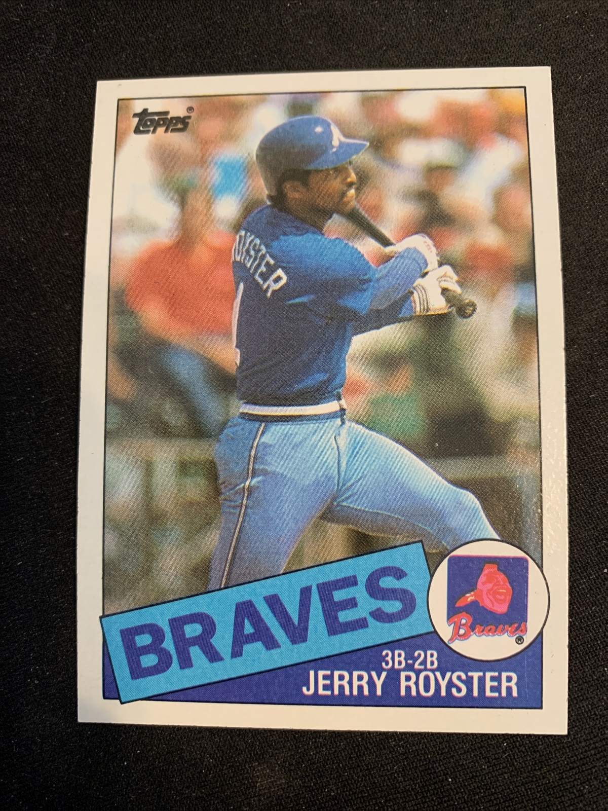 1985 Topps Baseball Card #776 Jerry Royster Atlanta Braves NmMt Free ...