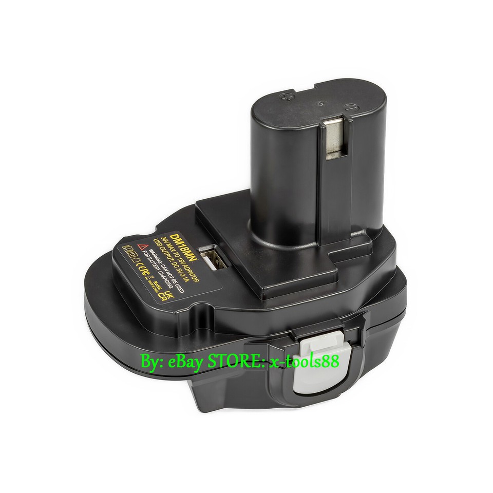 Adapter for Makita Older 18v Cylindrical Slot Tools To for DeWalt 20v ...