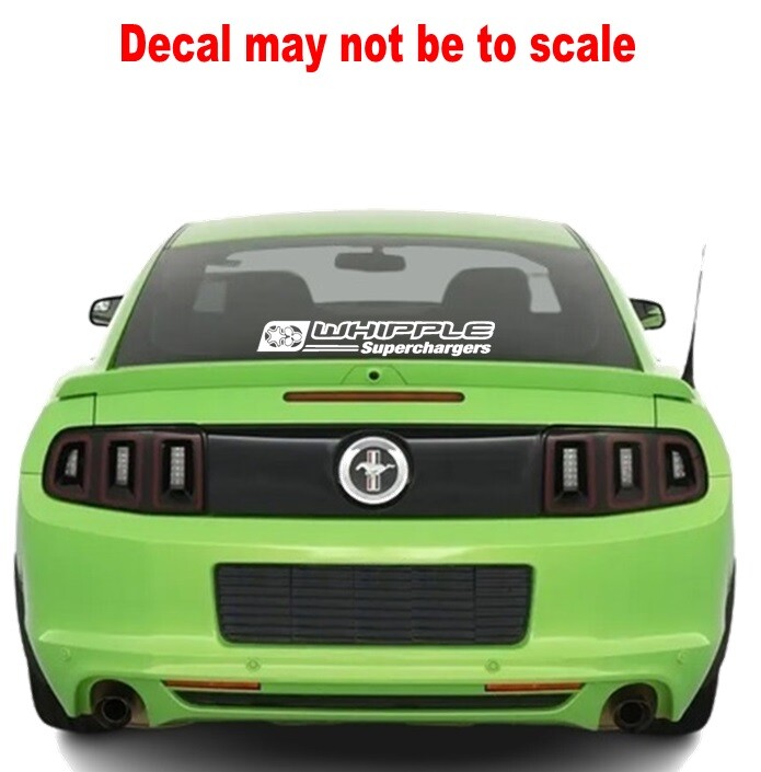 auto145 WHIPPLE Superchargers Logo Die Cut Vinyl Graphic Decal Sticker ...