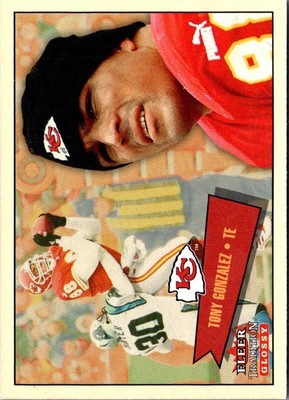 2001 Fleer Tradition Glossy Tony Gonzalez #182 Kansas City Chiefs ...