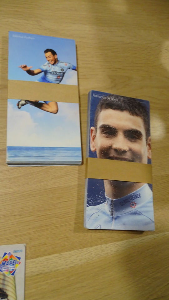 GROT LOT CYCLISME VELO CARTE CREDIT AGRICOLE GITANE MAPEI GEROLSTEINER ...