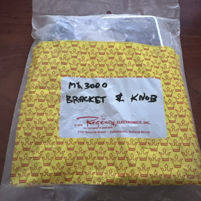 Regency MX3000 Bracket & Knob. NOS | eBay