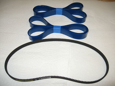 2 BLUE MAX URETHANE BAND SAW TIRES AND SPARE DRIVE BELT FOR REXON ...