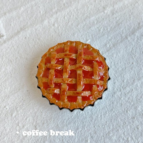 Apple Pie Dessert Dollhouse Miniatures Pocket Food Kitchen Bakery 1/12 ...