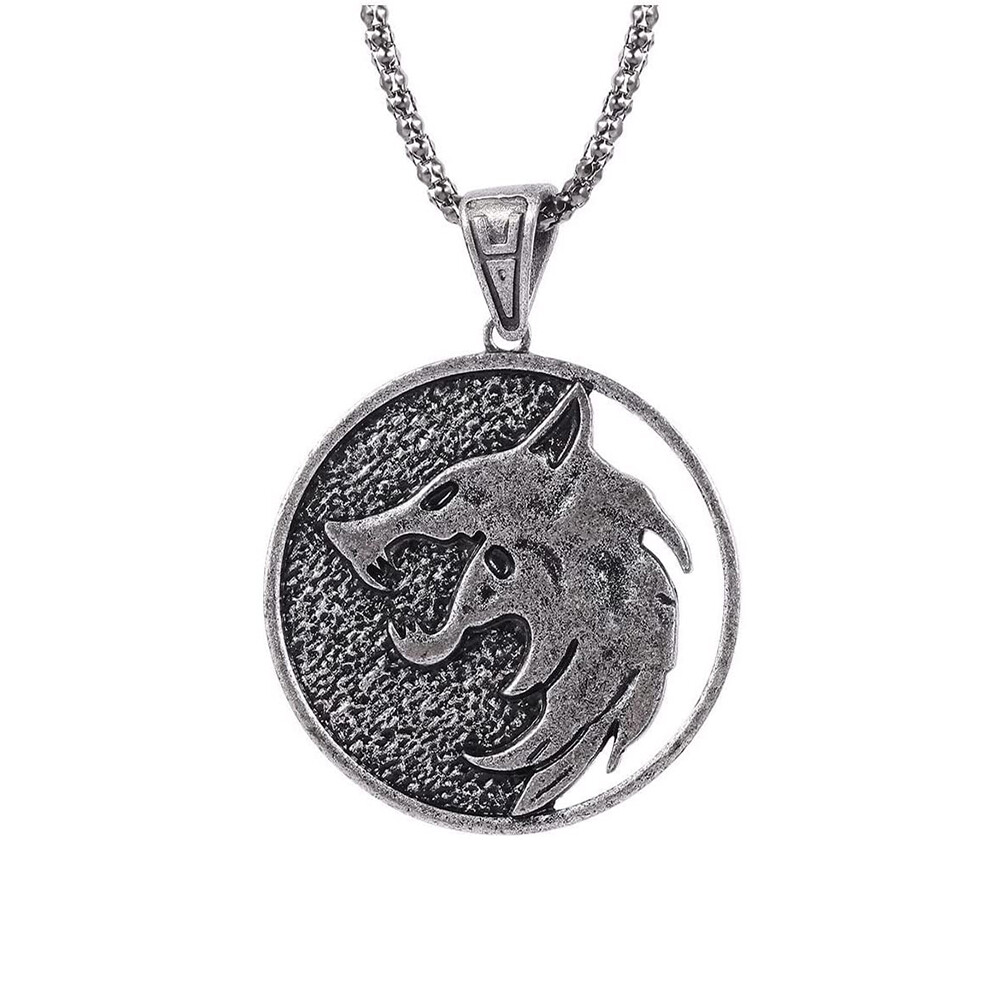 Witcher Medallion Pendant Alloy Wolf Medallion Pendant For Birthday ...