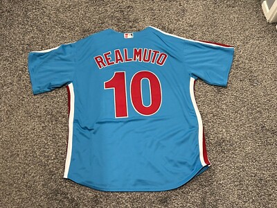 NWT Men’s 2XL Nike #10 J.T. Realmuto Powder Blue Jersey. | eBay